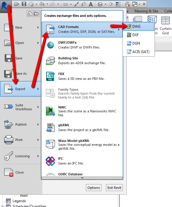 How To Export A Model To Dwg As 3D Solid In Revit