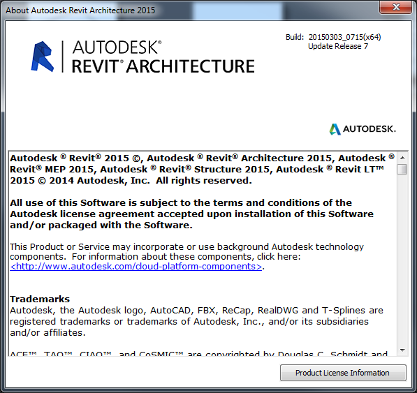如何创建包含 UR7 + UR8 + UR9 的 Revit 2015 R2 部署