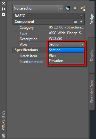 Dropdown menu for detail component disappears in AutoCAD Architecture ...