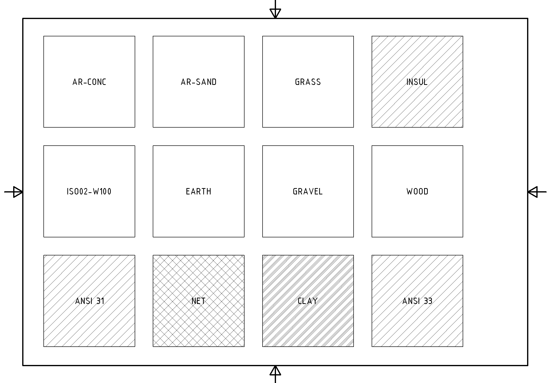 Some hatch patterns are not displayed in print previews and are not ...