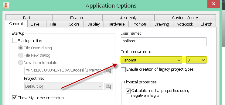 Browser text is too light and difficult to read in Inventor