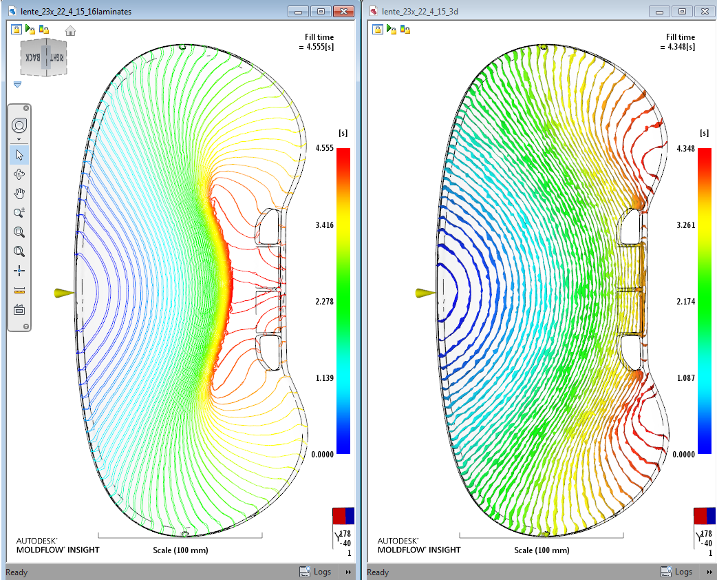 Moldflow: Differences in fill time results between Dual Domain and 3D ...