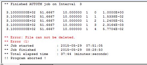 Simulation Mechanical: Error: " File can not be deleted. Error (1)"
