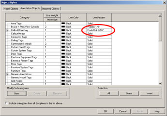 Changing callout line types