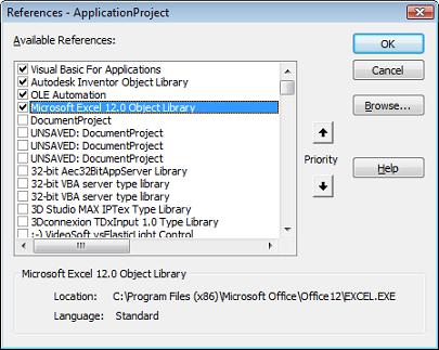 Export points from Inventor to Excel
