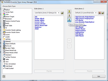 Style Library Migration to new release of Inventor