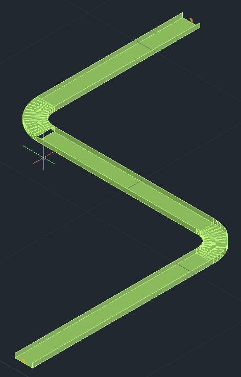 Cable tray elbow upside down when drawing a run in AutoCAD MEP
