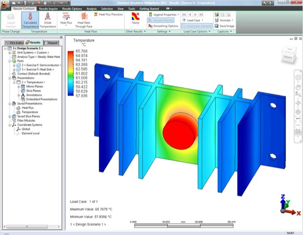 如何在 Simulation Mechanical 中执行热应力分析