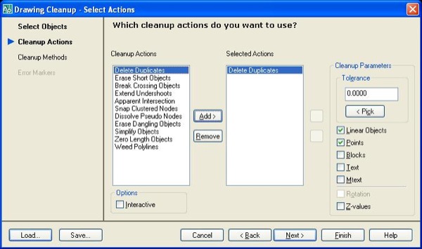 Cleaning AutoCAD Civil 3D drawing