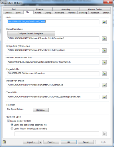 Configuring Inventor for best performance