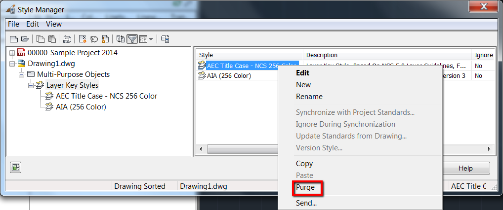 How to change the Layer Standard in AutoCAD Architecture or AutoCAD MEP