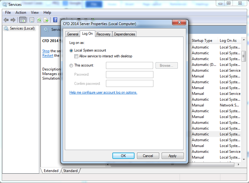 Simulation CFD opens but when trying to solve any model "The (Basic) Solver license could not be ...