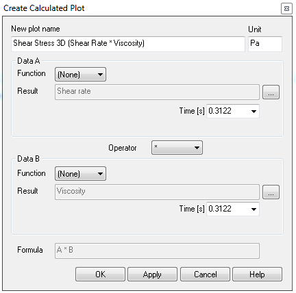 How to create a Calculated Plot