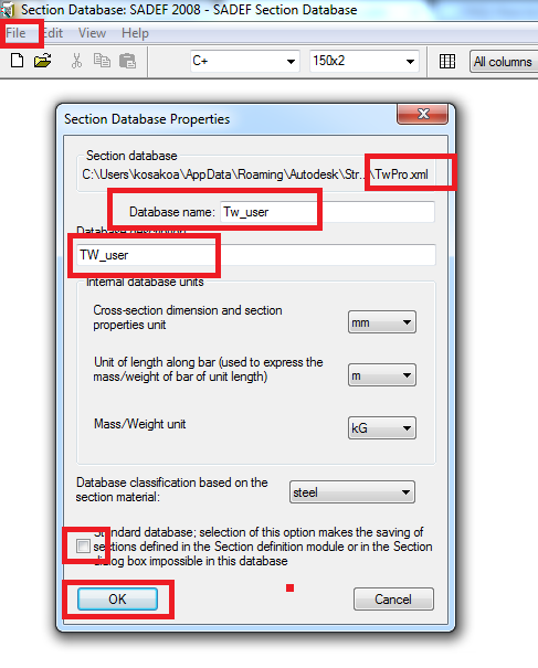 How to create and design a user defined thin walled section in Robot Structural Analysis