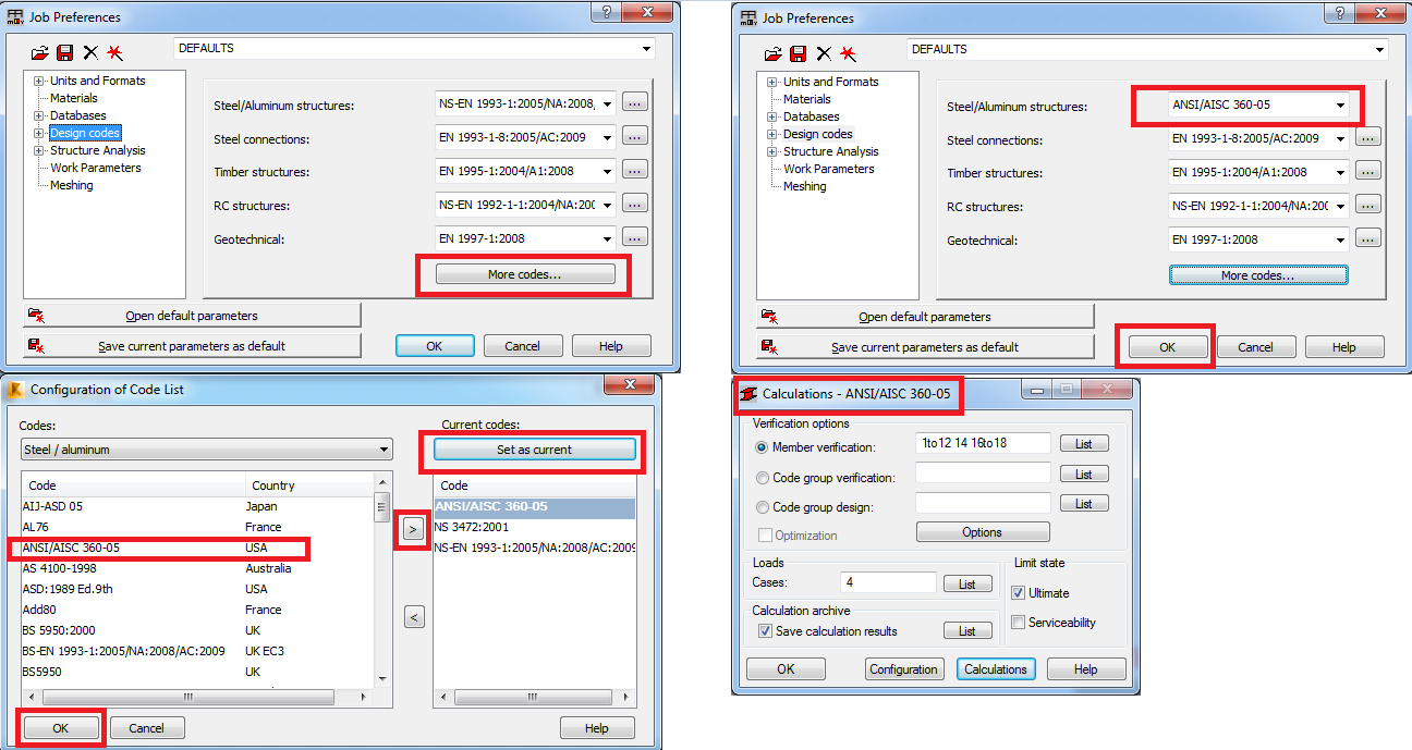 How to check the availability and set the design code in Autodesk Robot ...