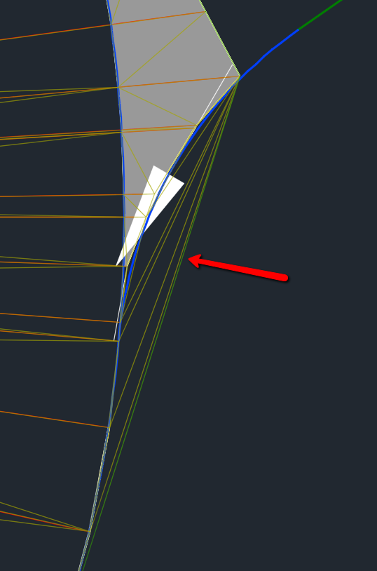 Corridor surface does not match with the corridor on the outside ...