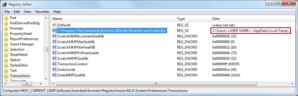 启动 Inventor 时显示“事务管理器无法启动”
