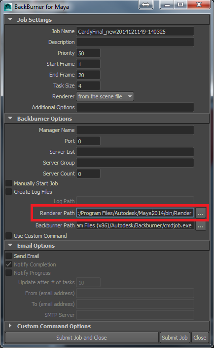 Backburner using the wrong version of Maya Batch to Render