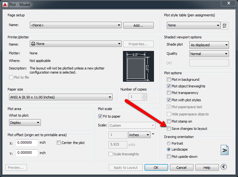 Como Salvar As Configura es Da Caixa De Di logo De Plotagem Para Plotagens Futuras No AutoCAD
