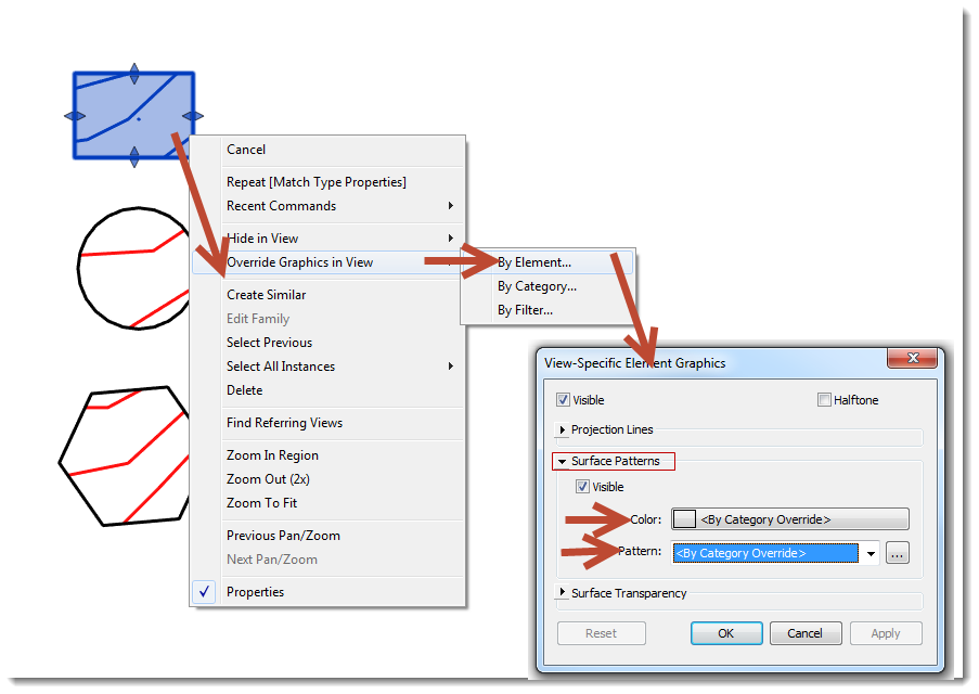Revit Comment Remplacer Le Motif Des Zones Remplies