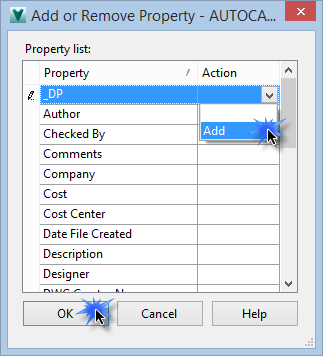 How to map an AutoCAD attribute to a Vault property