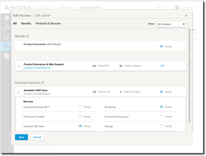 A360 Team에서 클라우드 렌더링 사용: 자격 지침