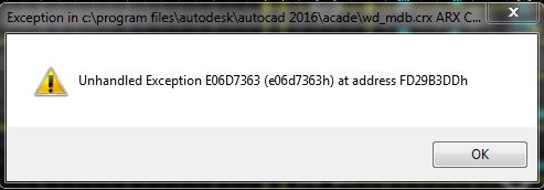 Unhandled exception error when editing child symbols in AutoCAD Electrical