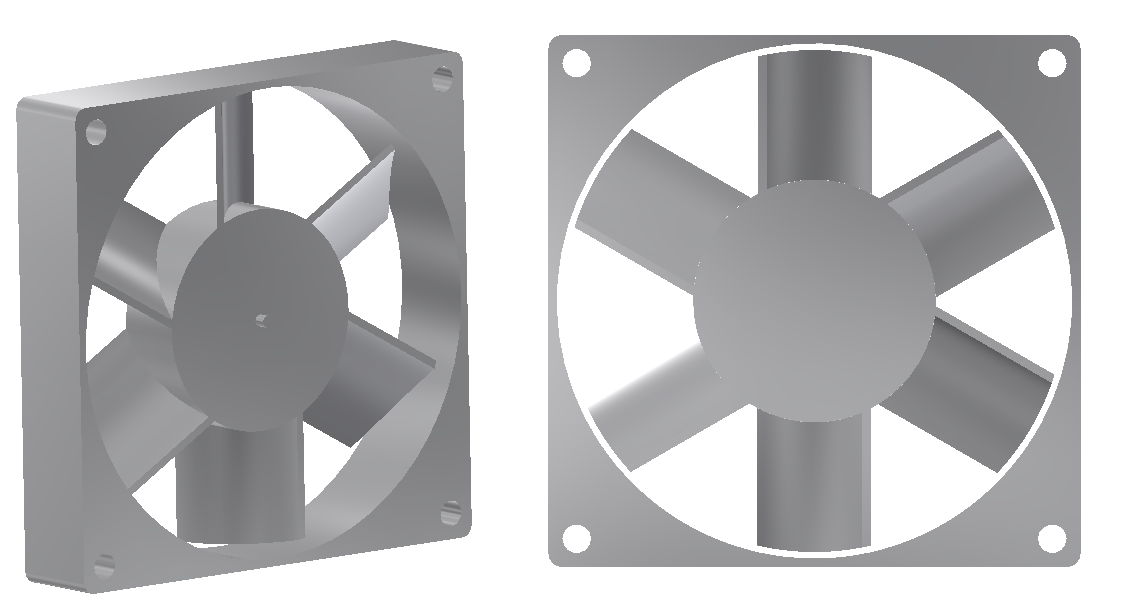 How to model an axial fan for use in Autodesk CFD