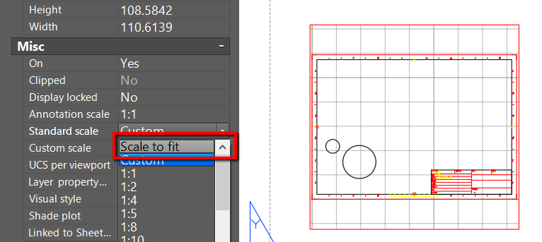 How To Set A Viewport Scale To Always Show The Entire Drawing Area 
