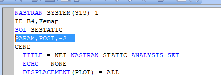 Nastran: How can one output OP2 file?