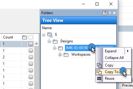 How to copy a designs entire folder hierarchy structure to another ...