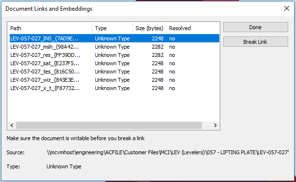 Slow open time for Inventor Assembly from missing FEA links in parts or ...
