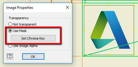 Background color of an image in a drawing changes from white to black ...