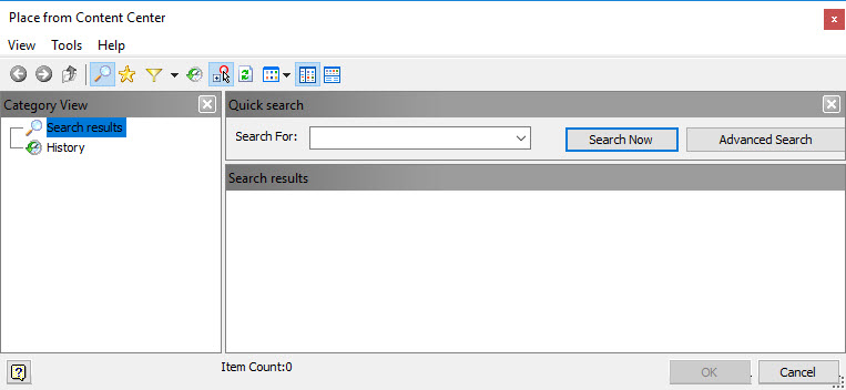 Missing Content Center libraries in Inventor