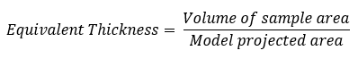 Calculating Shape Factors and Equivalent Thickness for Circular Holes ...