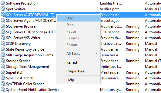 Are Vault Servers critical services running?