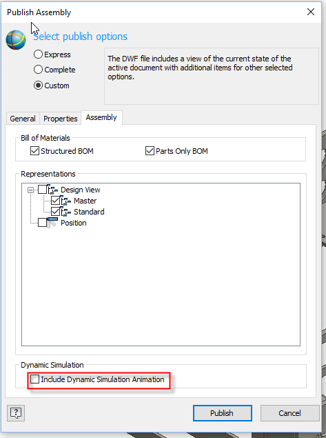 Exporting DWF of an assembly fails in Inventor