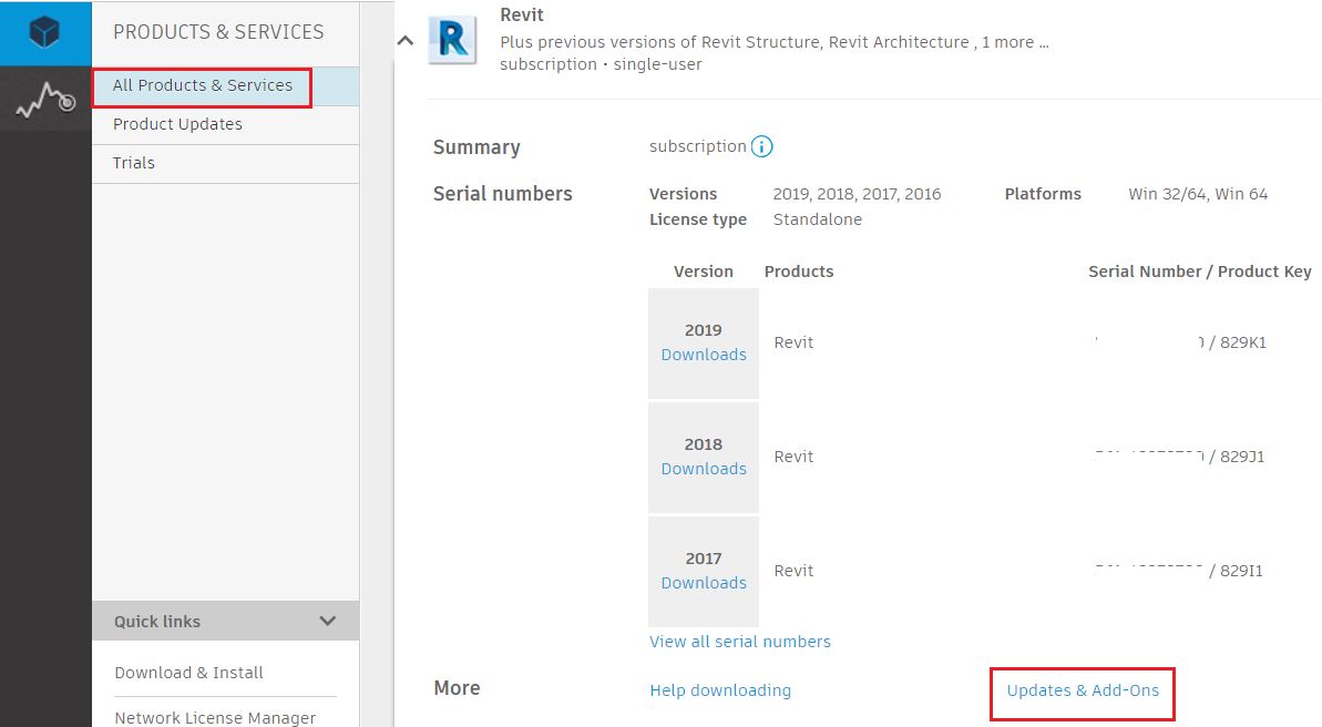 如何查找和下载产品的各版本的最新补丁/更新以及扩展包/工具包