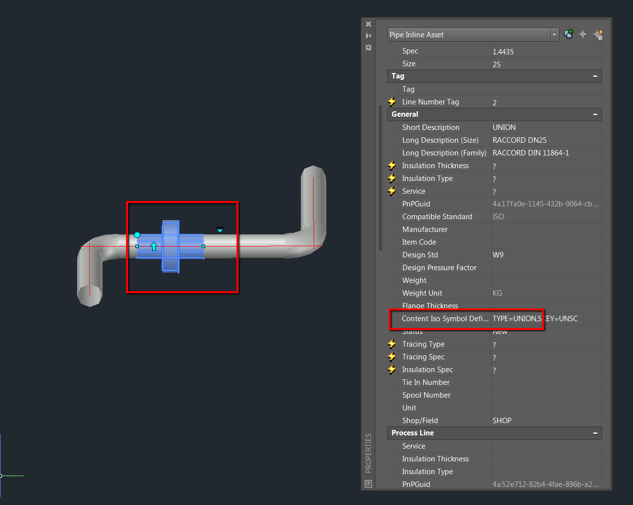 How To Dimension An Union In The Isometric Drawing Of AutoCAD Plant 3D AutoCAD Plant 3D 2019 