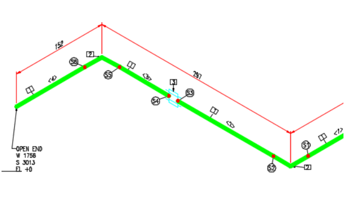 How to dimension an union in the isometric drawing of AutoCAD Plant 3D?