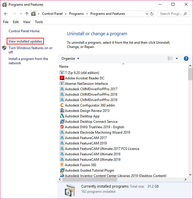 How to roll back to a previous update of the Autodesk Manufacturing ...