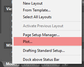 How to set the default plot style in AutoCAD