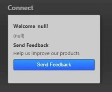 "Welcome null" user name message in AutoCAD