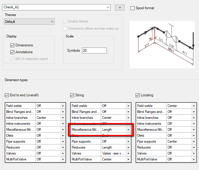 Isometric drawing does not correctly dimension lap joint flange gaskets ...