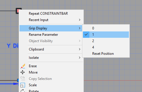 Create a Dynamic Block where a rectangle can be stretched by one Grip ...