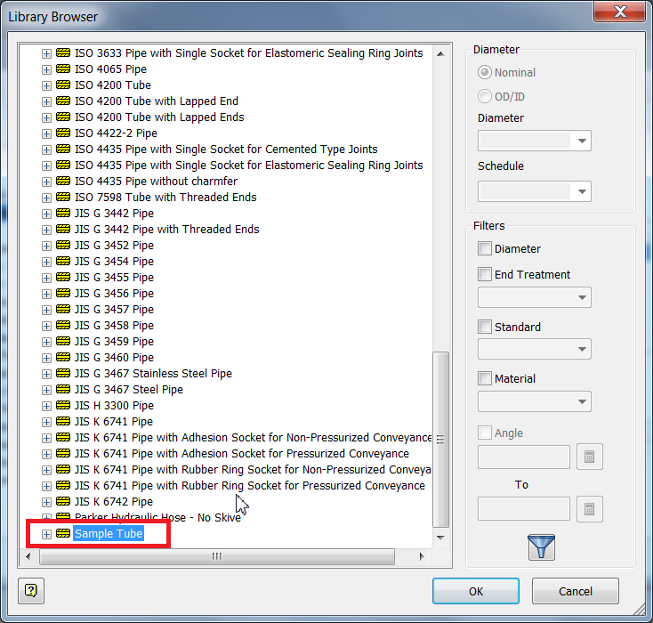 Creating a custom fitting and standard in Inventor Tube & Pipe
