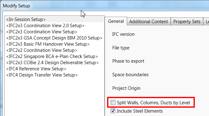 How to split pipes by levels while exporting a Revit model to Ifc format.