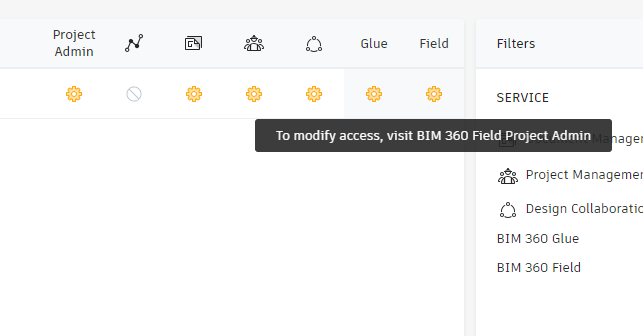 Cannot remove final admin from Classic BIM 360 service in unified ...