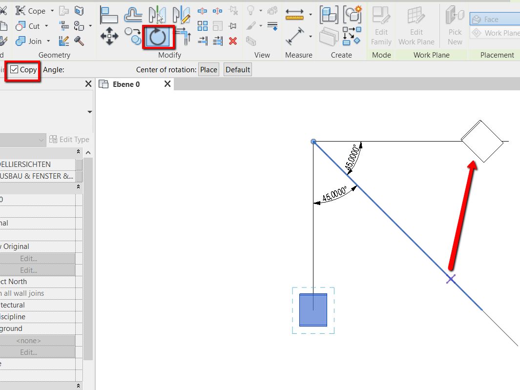 Rotating specific family results in a misplacement in Revit