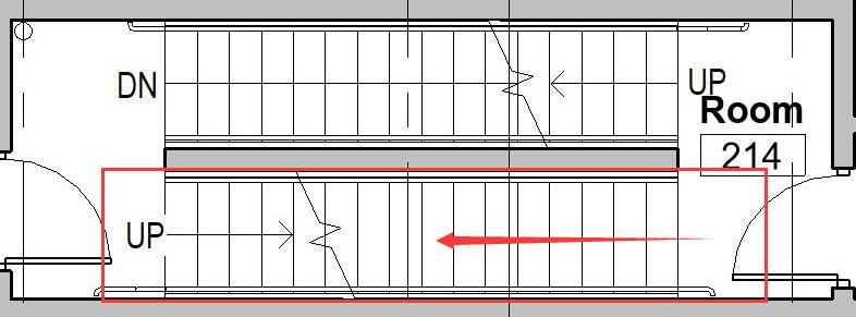 Small Arrows On Floor Plan